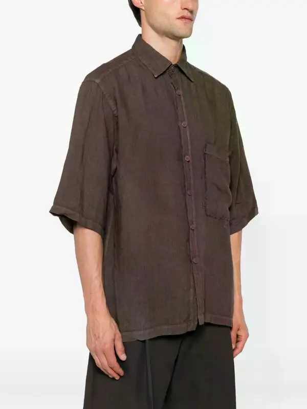 INLINUM Patch-pocket Short-sleeve Shirt