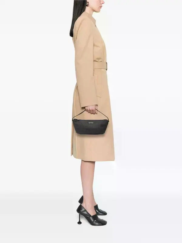 Gucci Denim Boat Shoulder Bag - Black