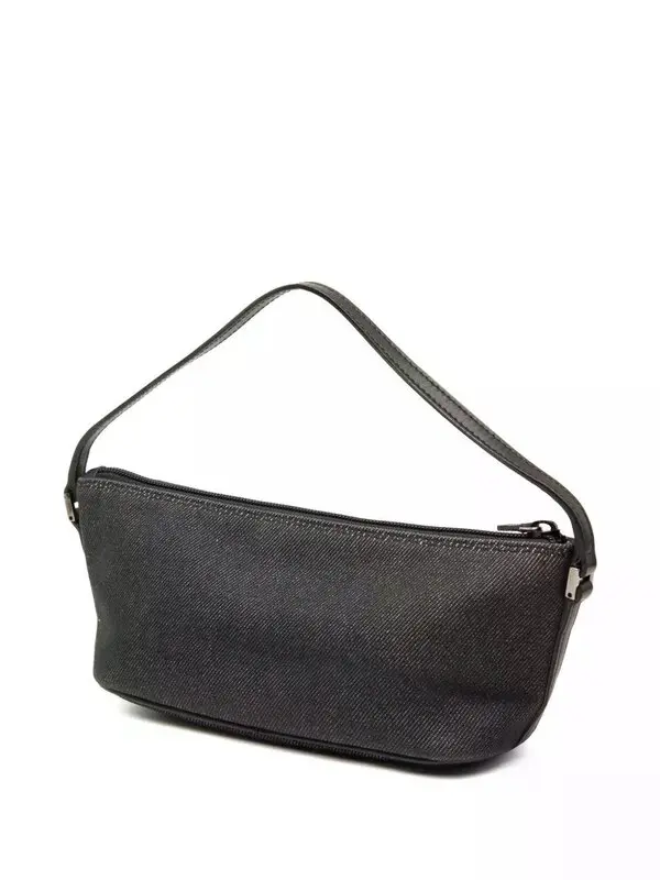 Gucci Denim Boat Shoulder Bag - Black
