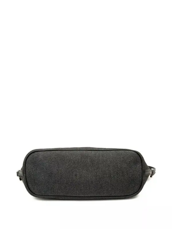 Gucci Denim Boat Shoulder Bag - Black