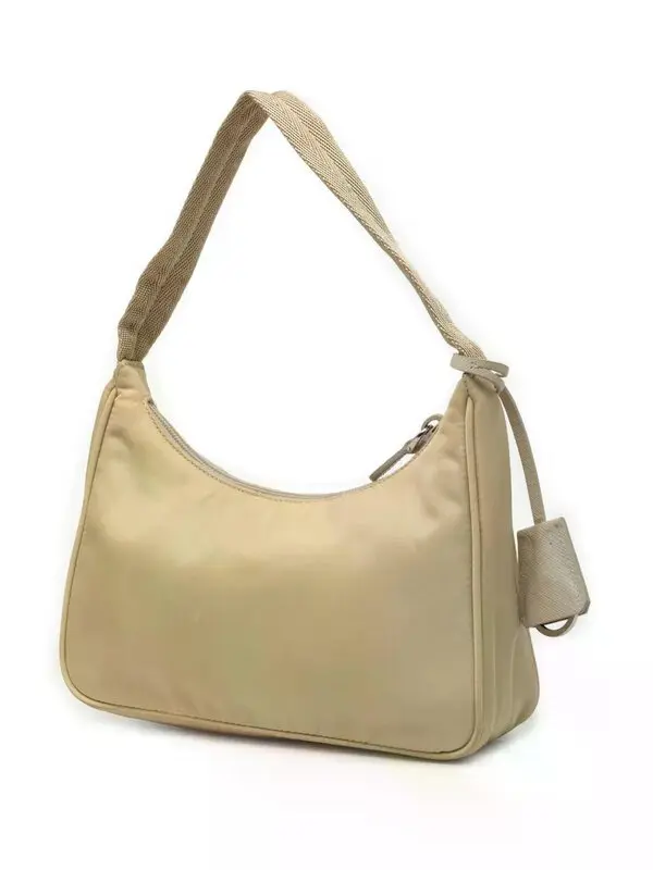 Prada Mini Tessuto Re-edition 2000 Shoulder Bag - Neutrals