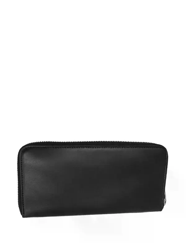 Saint Laurent 2013-2026 Leather Tiny Cassandre Zip Around Wallet Long Wallets