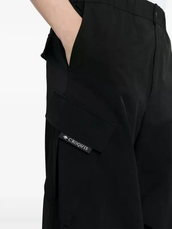CROQUIS Wide-leg Cargo Trousers