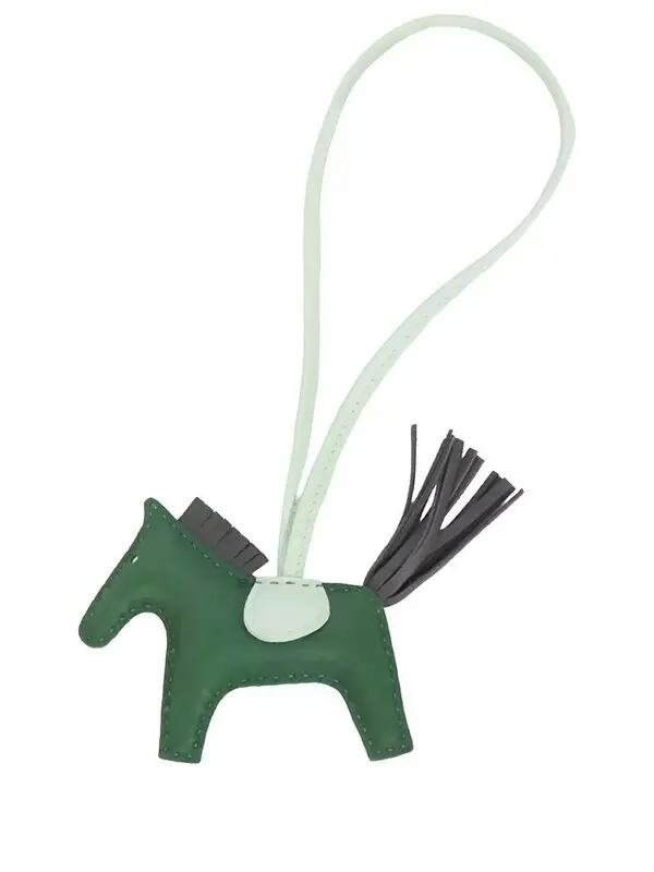 Hermès Lambskin Bag Charm - Green