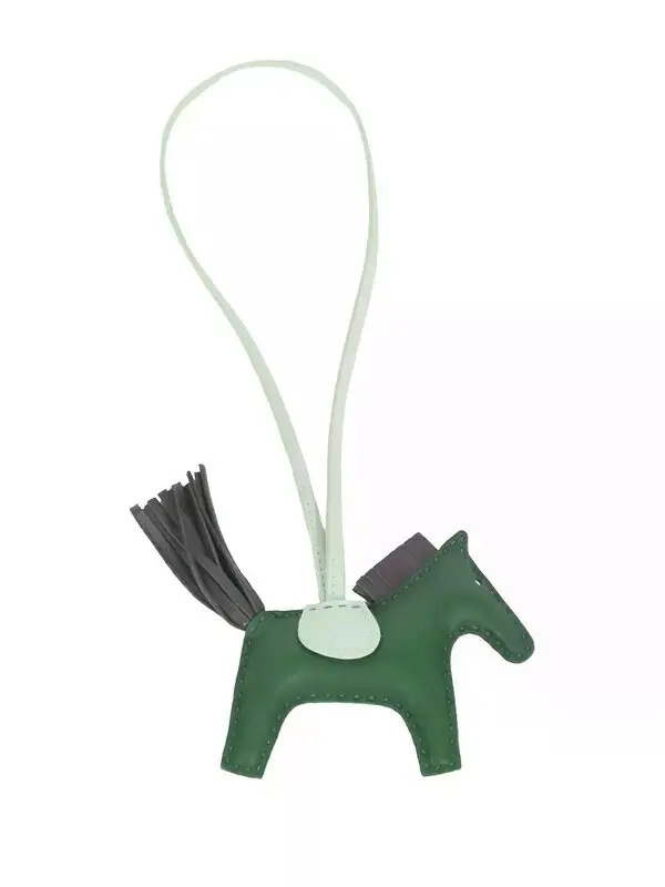 Hermès Lambskin Bag Charm - Green