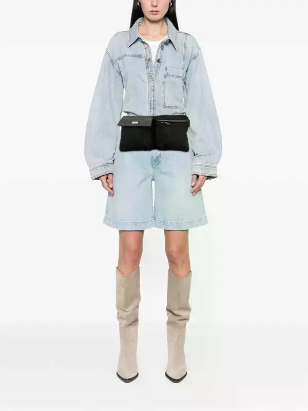 Gucci Nylon Double Pocket Belt Bag