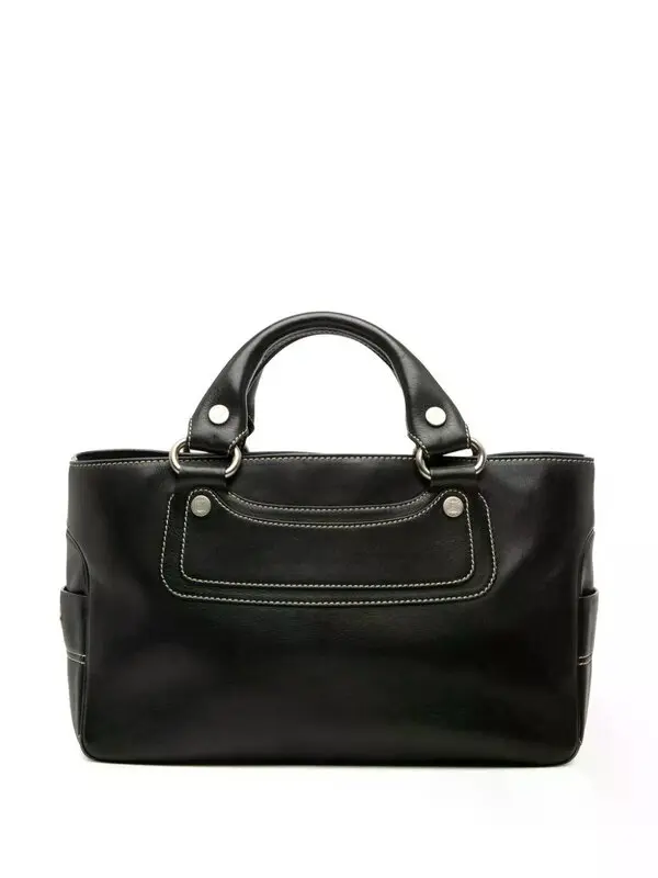 Celine Leather Boogie Handbag - Black