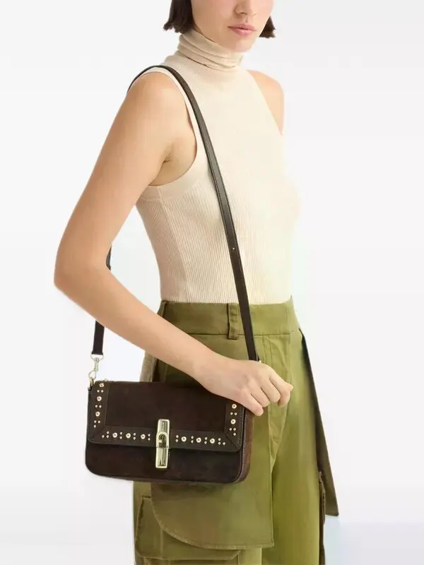 Furla Stud-embellished Leather Crossbody Bag
