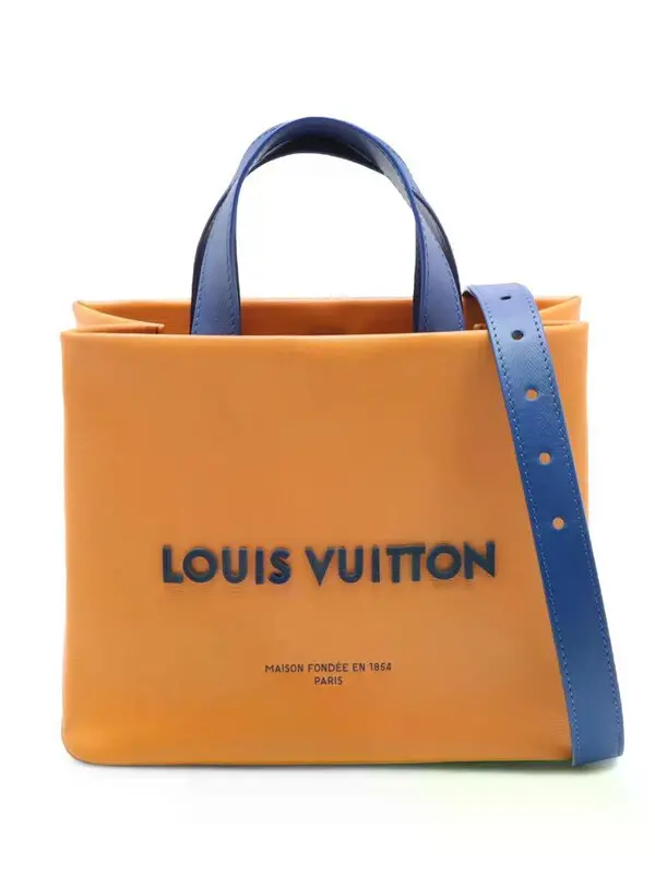 LOUIS VUITTON Mini Calfskin Shopper Tote Satchel