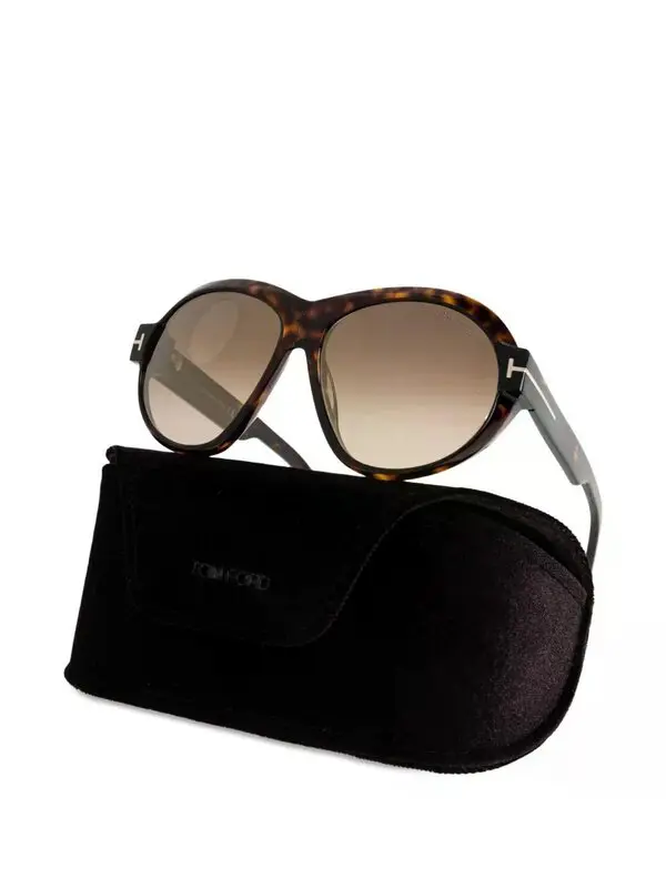 TOM FORD Tortoiseshell-effect Sunglasses - Brown