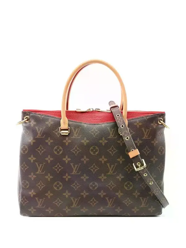 LOUIS VUITTON Pallas Monogram Tote Bag - Brown