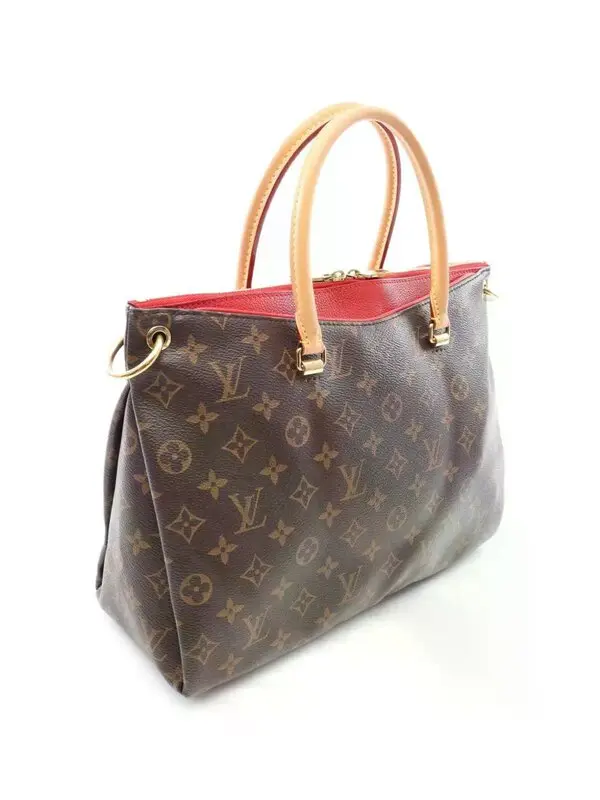 LOUIS VUITTON Pallas Monogram Tote Bag - Brown