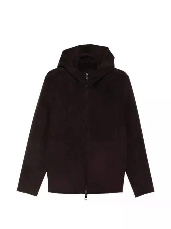 GIORGIO BRATO Hooded Wool Jacket