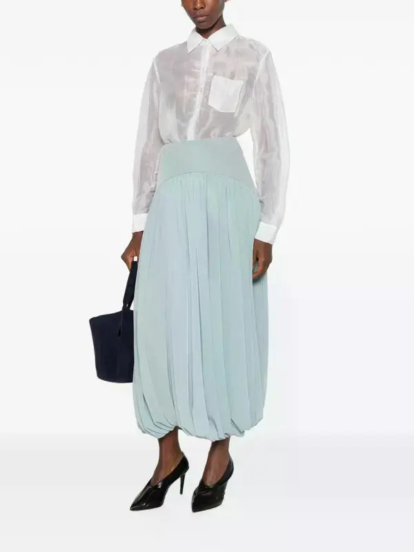 Khaite Allie Sheer Shirt