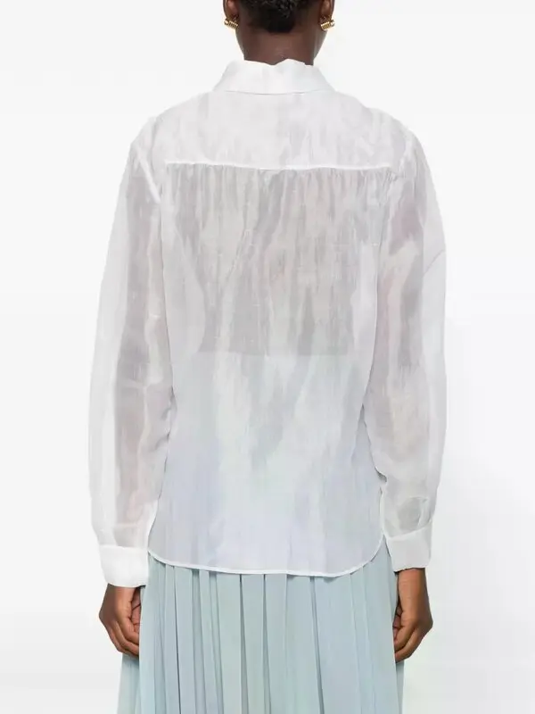 Khaite Allie Sheer Shirt