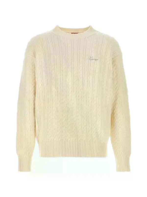 Kenzo Cable Knit Crew Neck Sweater