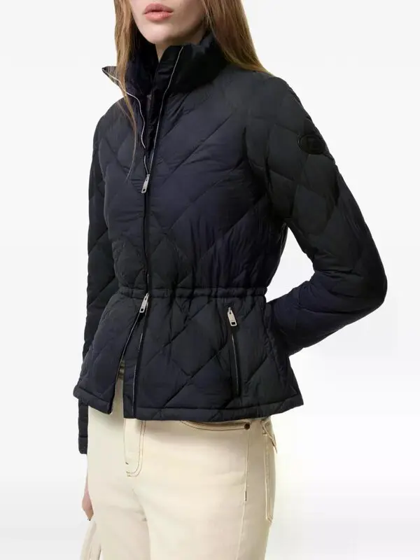 Burberry Quilted Nylon Jacket With Drawcord Waist