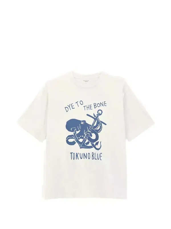 MOMOTARO Octopus-print Cotton T-shirt