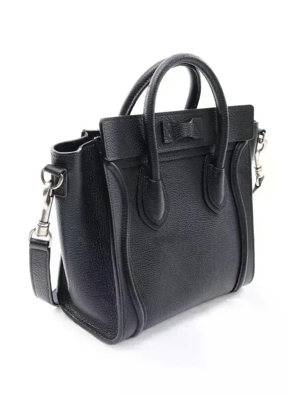 Celine Luggage Nano Shopper Two-way Handbag - Black