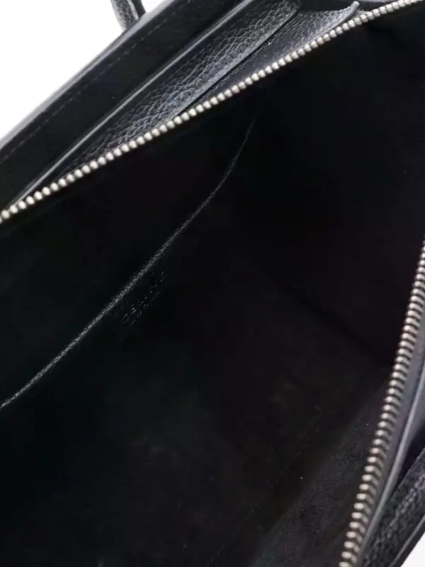 Celine Luggage Nano Shopper Two-way Handbag - Black