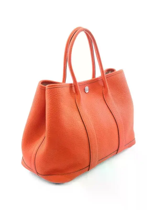 Hermès 2022 Tpm Garden Party Tote Bag - Orange