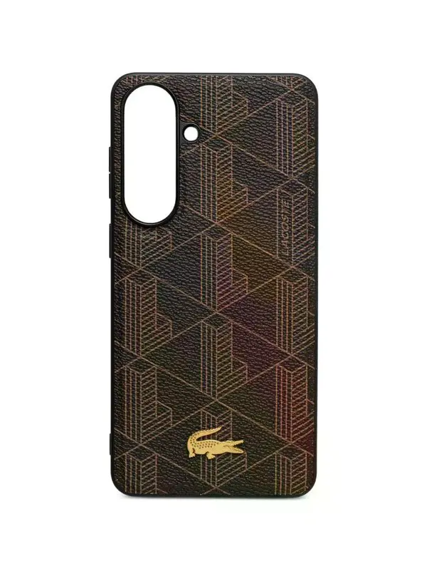 Lacoste Logo-plaque Samsung Galaxy S26 Plus Case - Brown