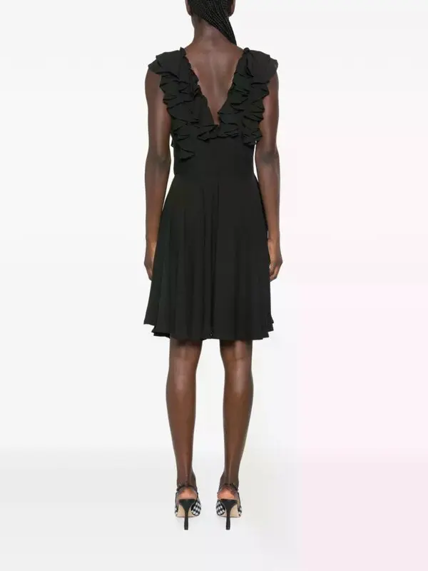 HANITA Ruffled V-neck Dress