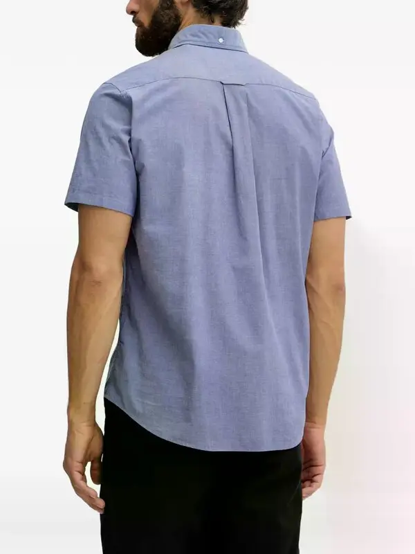 Gant Button-down Short-sleeve Shirt - Blue