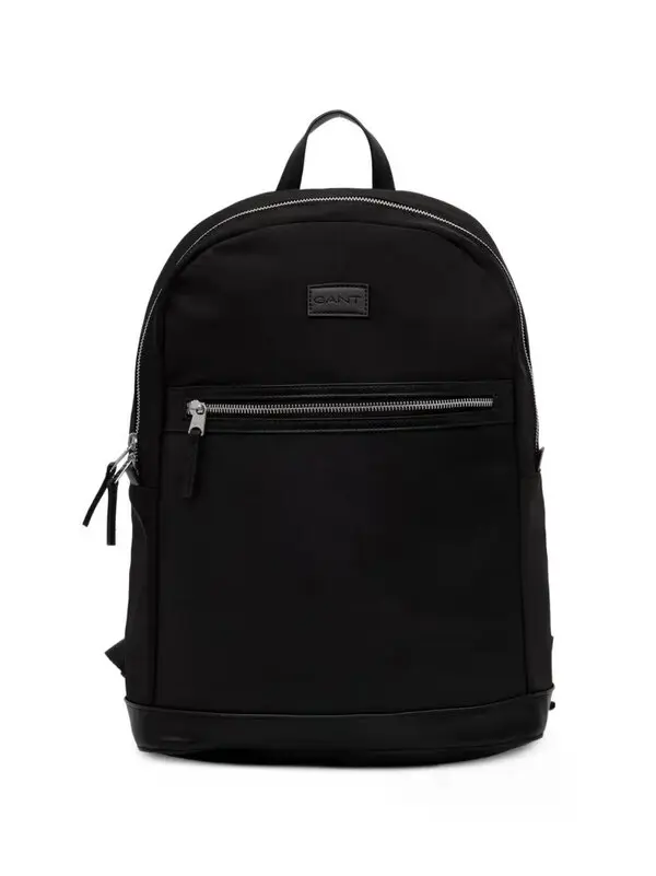 Gant Logo Patch Zip-around Backpack - Black