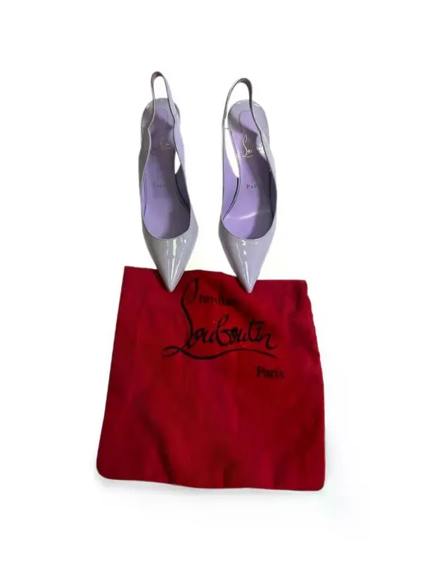 CHRISTIAN LOUBOUTIN Patent Slingback Pumps