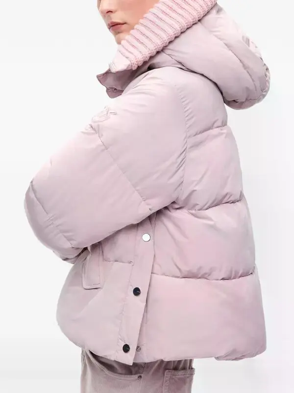 Pinko Ribbed-collar Puffer Coat