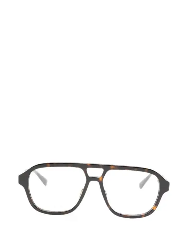 Gucci Tortoiseshell Pilot-frame Glasses - Brown