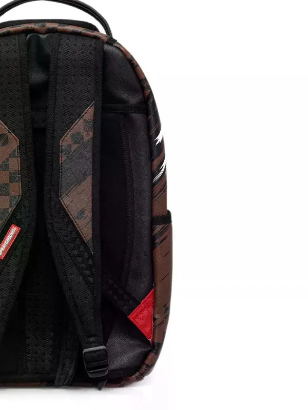 SPRAYGROUND Shark Print Checkered Backpack