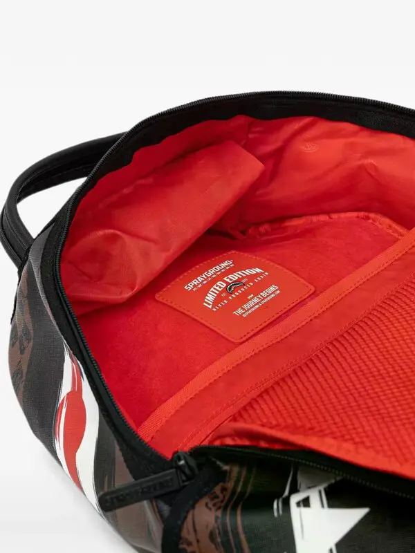SPRAYGROUND Shark Print Checkered Backpack
