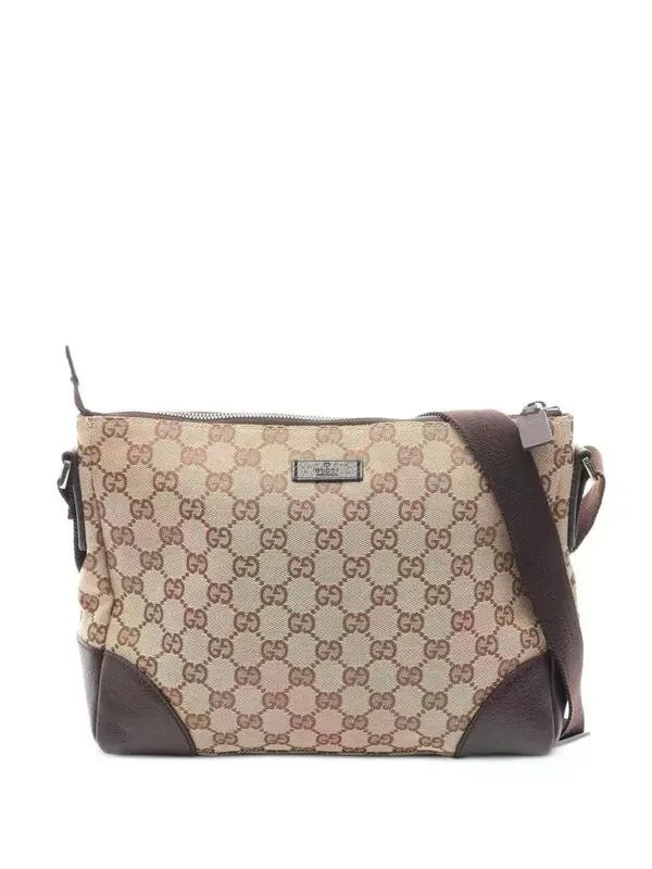 Gucci Gg Canvas Shoulder Bag - Neutrals