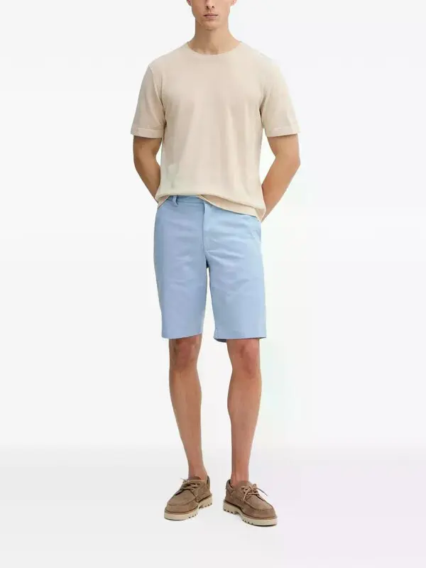 Lacoste Logo Patch Shorts - Blue