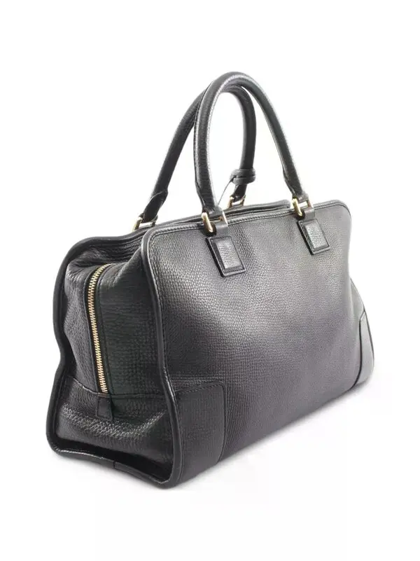 Loewe Amazona 36 Grained Leather Handbag - Black