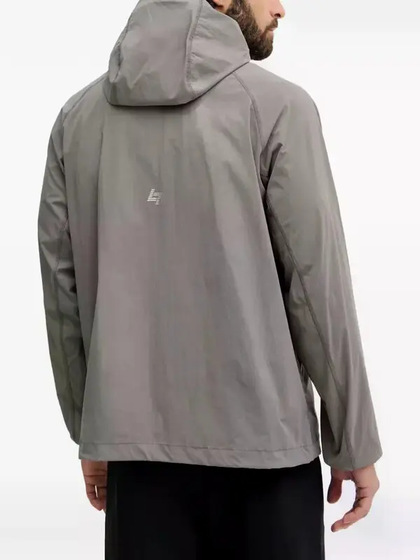 EA7 Logo-patch Hooded Jacket