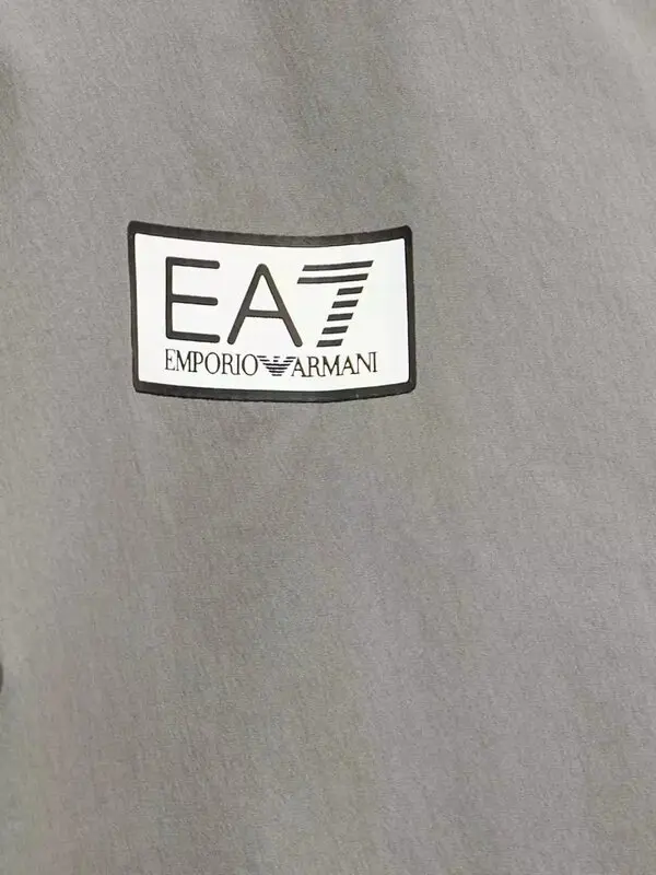 EA7 Logo-patch Hooded Jacket