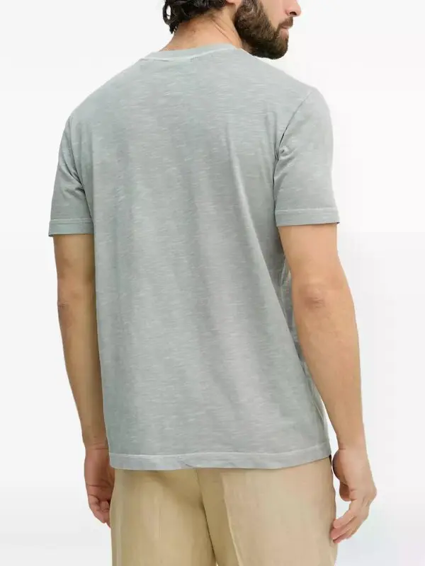 Gant Logo-print Slub-texture T-shirt