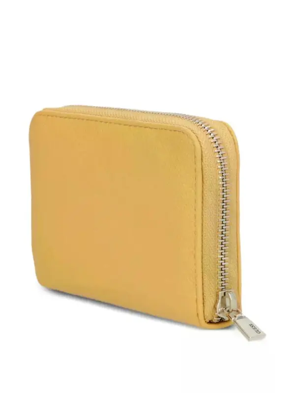 Guess Laurel Triangle-logo Wallet - Yellow