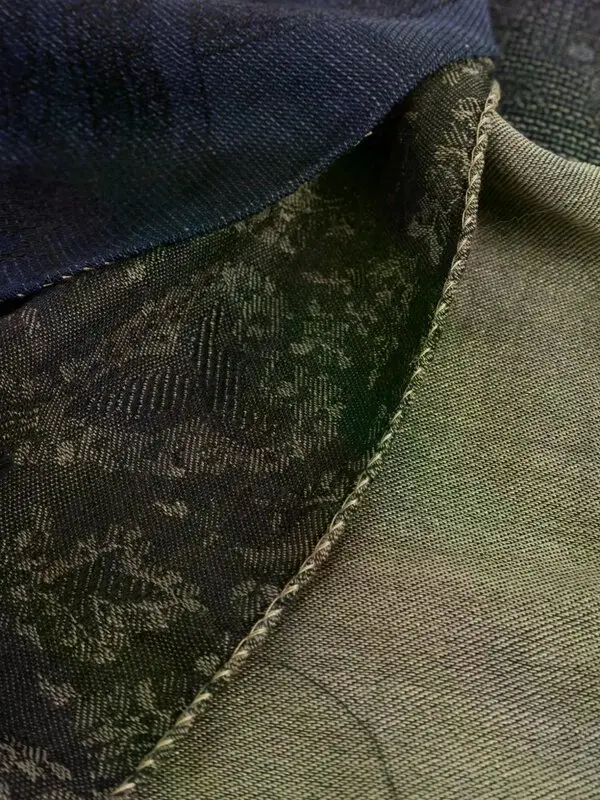 Etro Paisley-jacquard Fringed Scarf - Blue