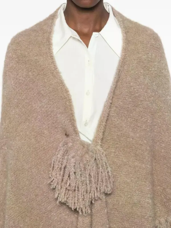 CHIARA IS Fringed-hem Cape