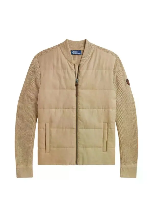 Polo Ralph Lauren Quilted Panel Ribbed Cardigan