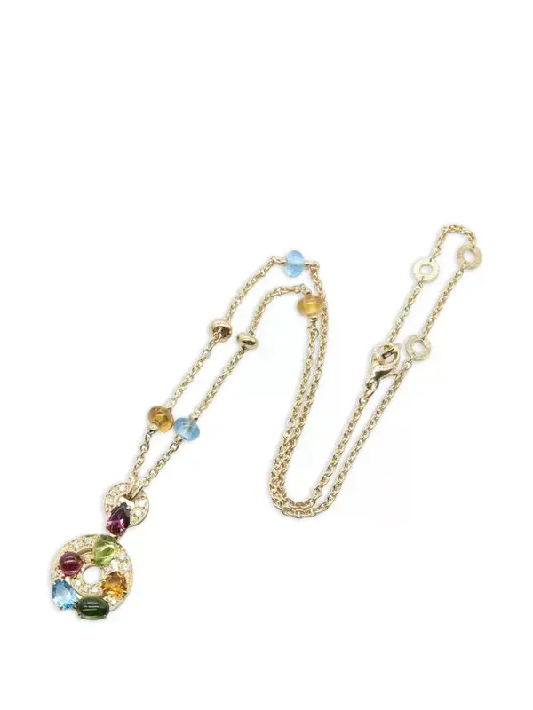 BVLGARI Astrale -tone Gemstone And Diamond Necklace - Gold