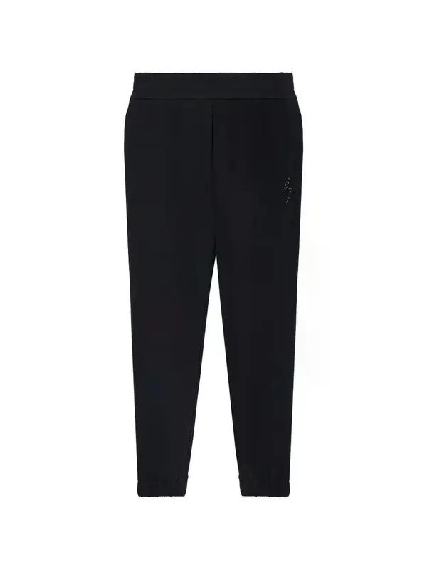 Armani Exchange Embellished Logo Track Pants - Black