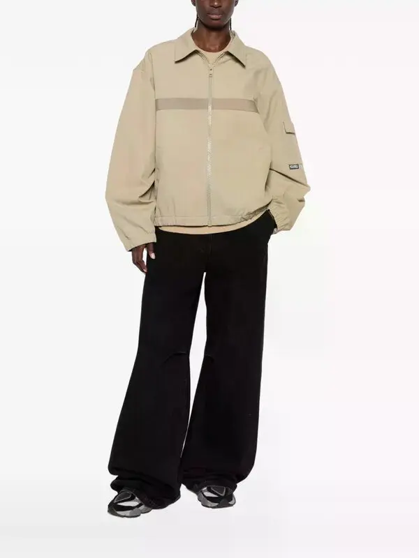 StÜssy Zip-up Mechanic Jacket With Tape Detail