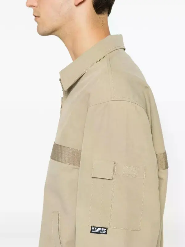 StÜssy Zip-up Mechanic Jacket With Tape Detail