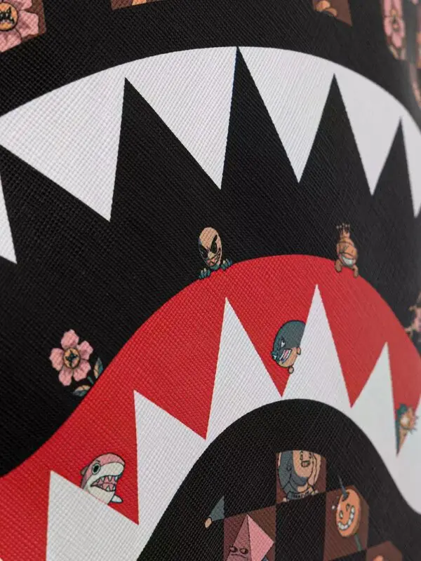 SPRAYGROUND Check-print Shark-mouth Backpack