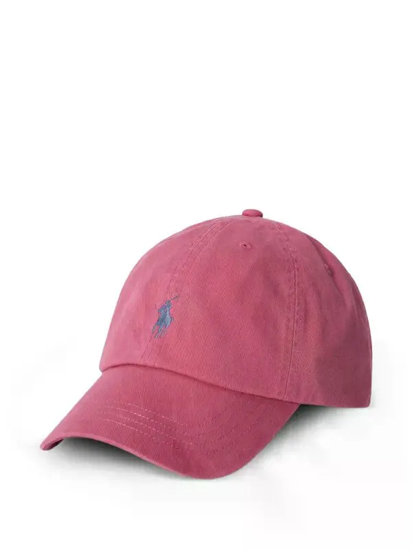 Polo Ralph Lauren Embroidered Pony Baseball Cap - Pink